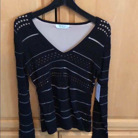 Bailey 44 | Tops | Bailey 44 Nylon Cut Out Top With Nude Lining | Poshmark